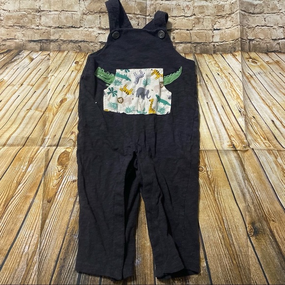 Good Lad | One Pieces | Goodlad Gray Alligator Zoo Animals Snap ...